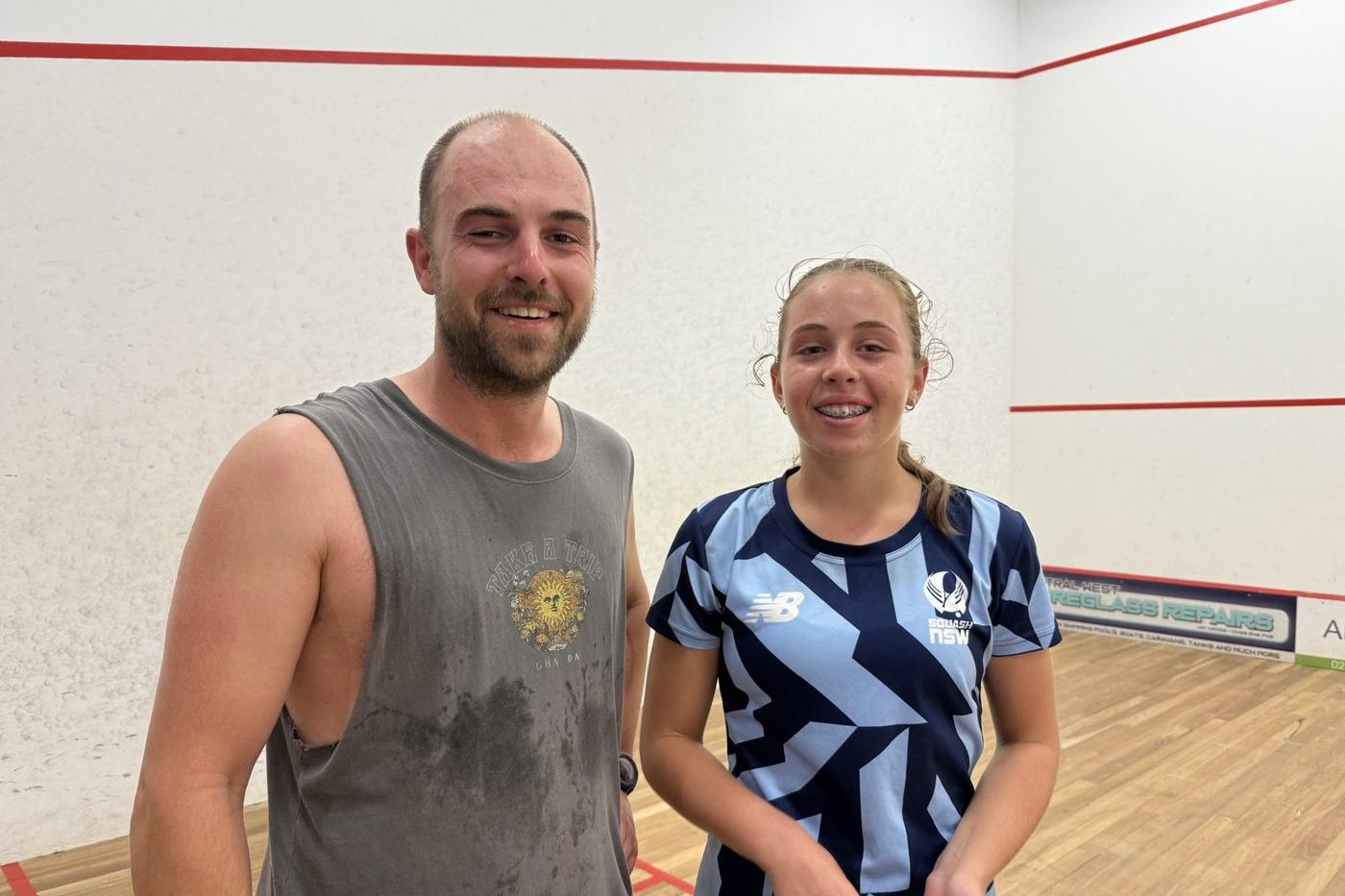 The big winners of this week's squash comp