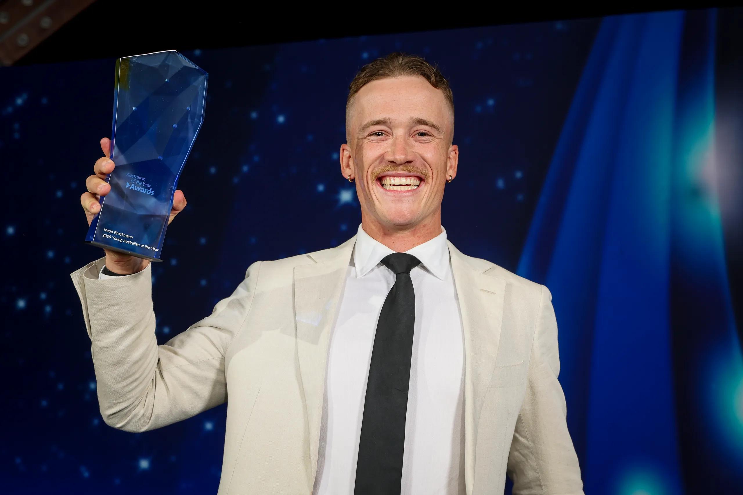 Nedd Brockmann is Young Australian of the Year